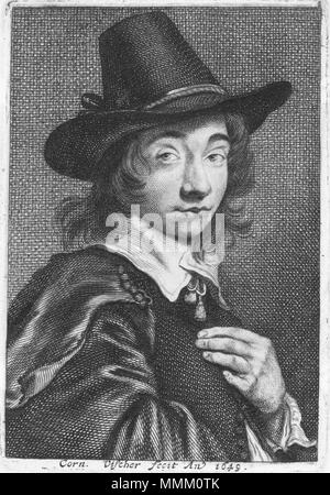 Self-portrait of Cornelis Visscher Stock Photo - Alamy