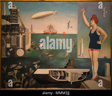 Sea by Harue Koga, 1929, oil on canvas National Museum of Modern Art ...