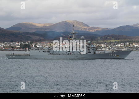 TCG Gediz (F495), a Gabya-class (or G-class) frigate operated by the ...