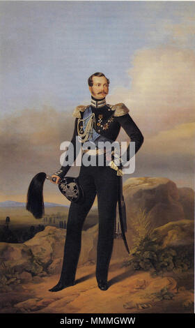 Portrait of Alexander II Date: 1856 - Yegor Botkin Stock Photo - Alamy