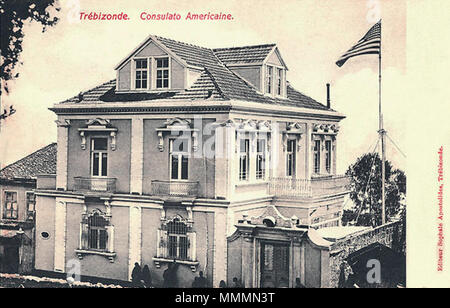 Photograph of the former American Consulate in Qingdao, China, showing ...