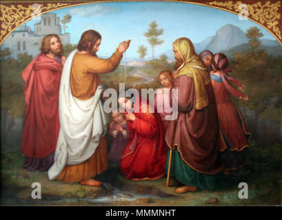 Baptism of Lydia 1861 by Marie Ellenrieder Stock Photo - Alamy
