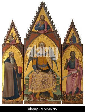 Angelo Puccinelli, Triptych of St. Michael, 1370-80, 182 x 154 cm ...