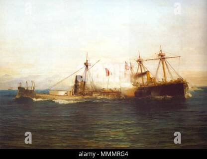 . Battle of Angamos . Español: Combate Naval de Angamos . 1889 46 ...