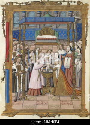 71 Baptême de Sigebert III Stock Photo - Alamy