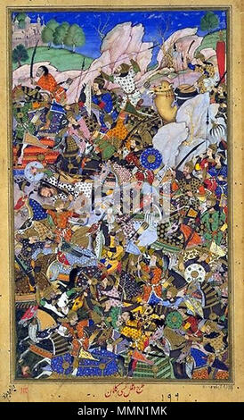 . English: Battle outside the Bundi Fort . 1590 and 1596. akabra 76 ...