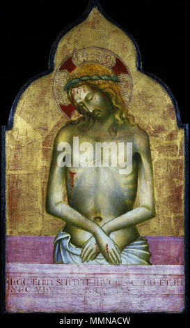 The 'Imago Pietatis' by the Maestro della Madonna Strauss is a poignant ...