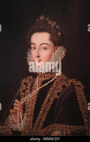 Alonso SÃ¡nchez Coello - Portrait of the Infanta Catherine Michelle ...