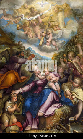 Rest on the Flight into Egypt, 1600-1699. Manner of Jan Brueghel I ...