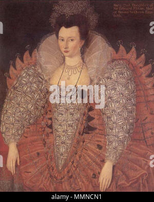 . English: Portrait of Mary Fitton, Maid of Honour to Elizabeth I of ...