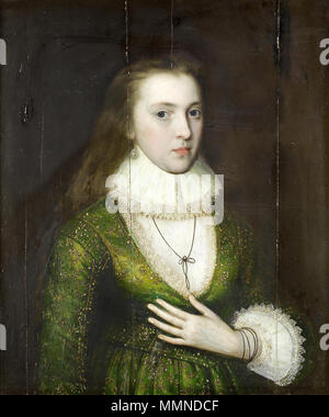 This 1598 portrait of an unknown lady, attributed to the British School ...
