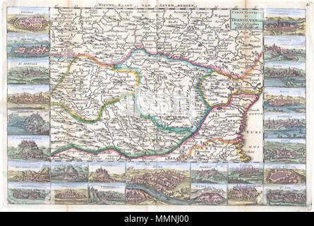 . English: A very scarce, c. 1710, map of Africa by Daniel de la ...