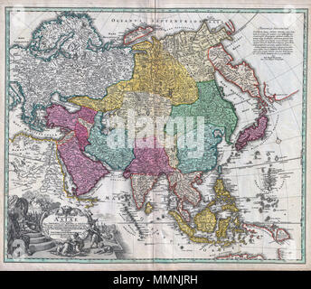 18th century Map of Europe Stock Photo - Alamy