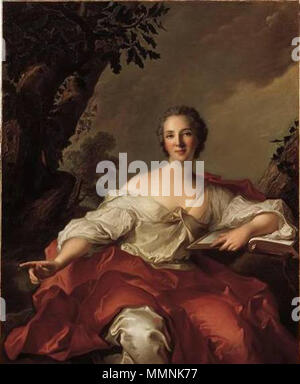 Portrait of Madame Geoffrin. Marie Thérèse Rodet Geoffrin (1699-1777 ...