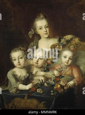 Maria Josepha with her children Stock Photo - Alamy