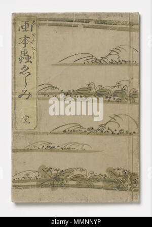 Ehon Mushi Erami 1788 by Kitagawa Utamaro Stock Photo - Alamy