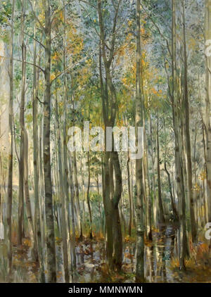 . A Forest. Flooding on Lake Starnberg . 1896 21 Corinth Forest Stock ...