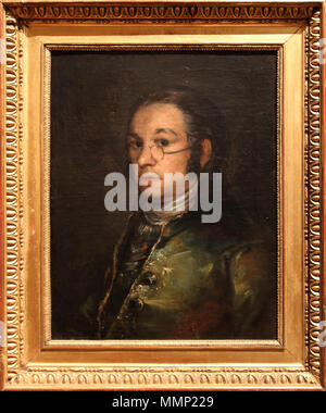 Autoportrait aux lunettes (avec cadre), Francisco de Goya y Lucientes ...