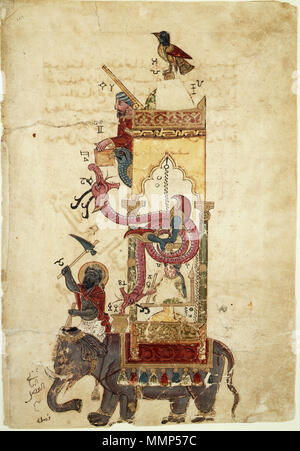 Al-Jazari Automata Elephant-Clock 1315 Stock Photo - Alamy