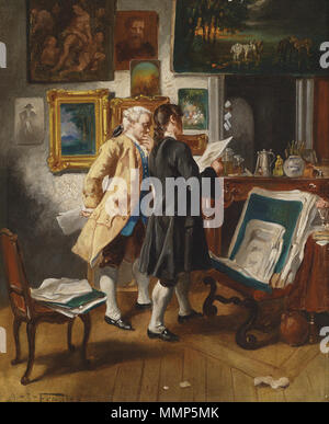 Albert Josef Franke Beim Antiquitätenhändler Stock Photo - Alamy