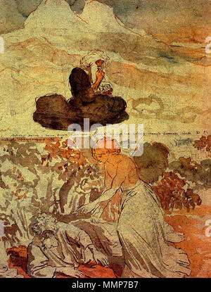 Prophet Elijah in the desert by Alexander Ivanov Stock Photo - Alamy