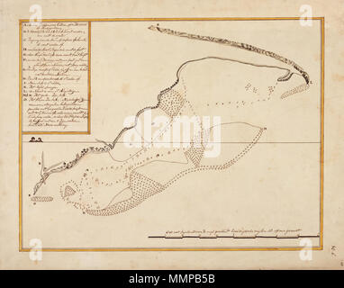 Kaart van de westkust tussen Saldanhabaai en Tafelbaai the map covers ...