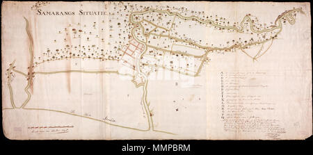 Map of Samarang Stock Photo - Alamy