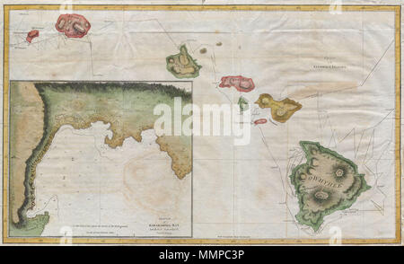 A 1777 map by Captain James Cook, depicting the Friendly Islands (now ...