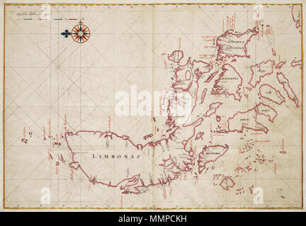 . Nederlands: Kaart van de Filipijnen en van de Ladron eilanden. De ...