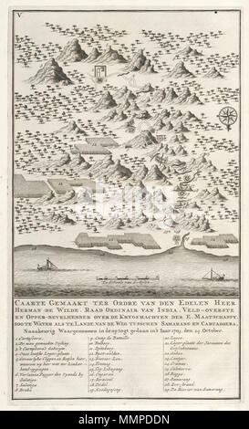 Map of Samarang Stock Photo - Alamy