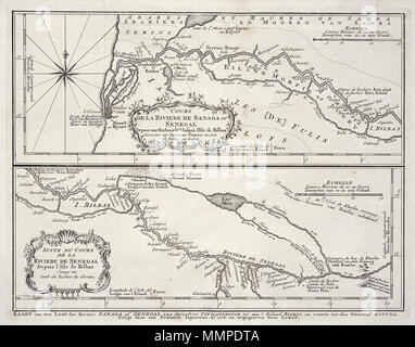 Map, Kaart van den loop der rivieren de Rhijn, de Maas, de Waal, de ...