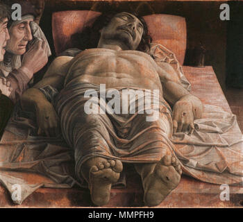 Andrea Mantegna - Lamentation Over Dead Christ 1450 Stock Photo - Alamy