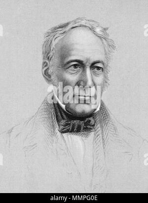Andrew Ure (1778-1857) on engraving from 1800s. Scottish doctor ...