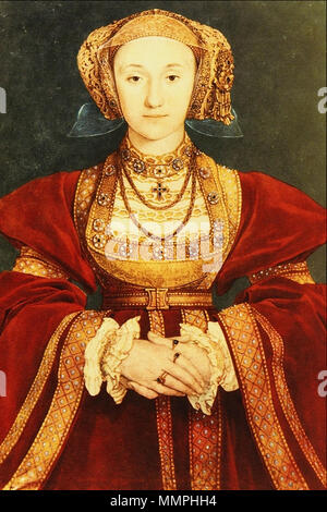 Anne of Cleves" by Hans Holbein the Younger, painted in 1539. Housed at ...