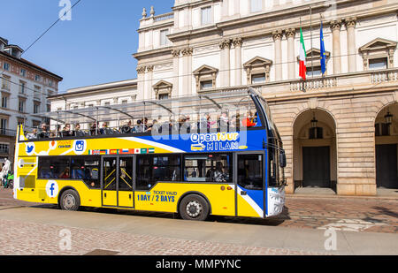 City Sightseeing bus Milan Italy Stock Photo - Alamy