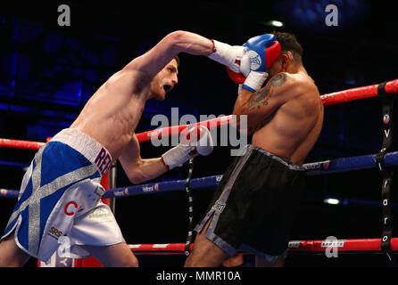 Reece Cartwright (left) and Juan Adrian Monzon during their ...