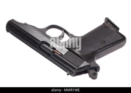 walter pp handgun isolated on white Stock Photo - Alamy