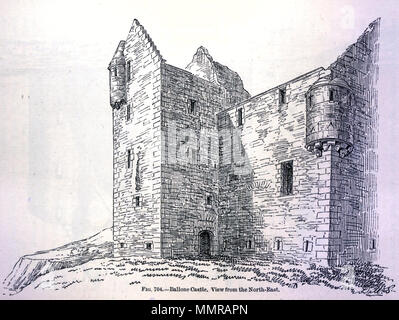 . Deutsch: Ballone Castle, Tarbat-Halbinsel, Highlands, Schottland ...