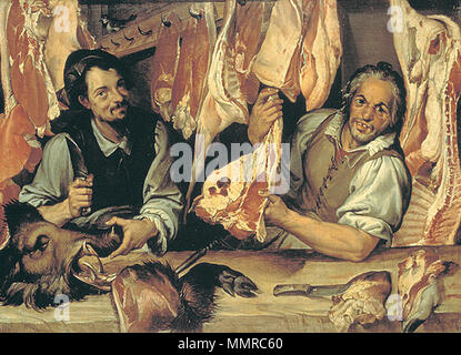 17th century Butcher Stock Photo - Alamy