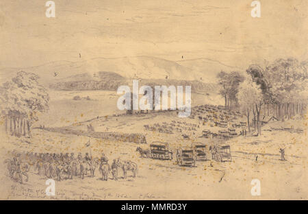 The battle of Cross Keys--Sunday June 7th 1862--Genl. Fremont and Genl ...