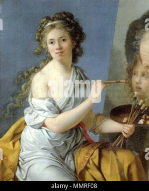 Self-portrait by French neoclassical painter Jacques-Louis David (1794 ...