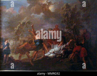 'La Lapidation de Saint Etienne' by Nicolas Bertin (1667-1736) is an ...