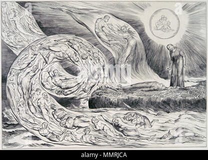 Blake's Illustrations of Dante, object 7 (Bentley 448-6) The Pit of ...