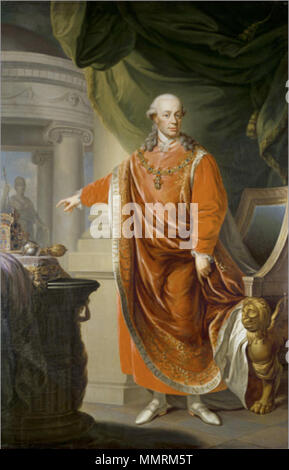 'Emperor Leopold II in the Regalia of the Golden Fleece,' painted by ...