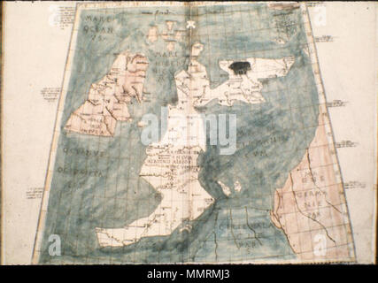 . English: The First Map from the Bologna Ptolemy: a world map using ...