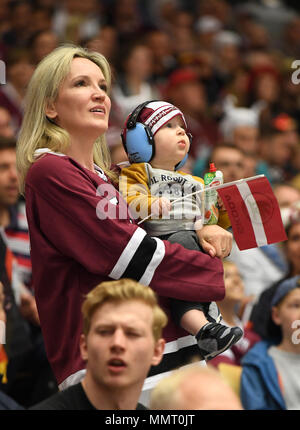Herning, Denmark.. 12th May, 2018. (LR) Gints Meija, Ralfs Freibergs ...