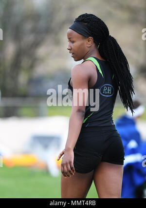 Henrietta, NY, USA. 12th May, 2018. Rush-Henrietta's Lanae-Tava Thomas ...