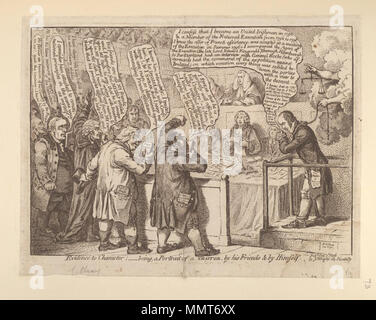 Evidence to Character; - being a Portrait of a Traitor, by his Friends ...