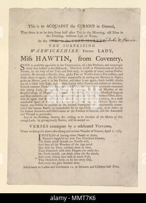 The Handbill of *The Sun* from Bodleian Libraries is a historical ...