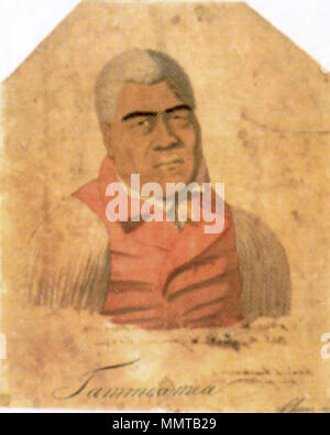 This watercolor of King Kamehameha I, painted by Louis Choris in 1817 ...